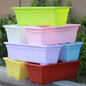 Rectangular Pots & planters Buy Online UP TO 60% Off at PlantsGuru.com