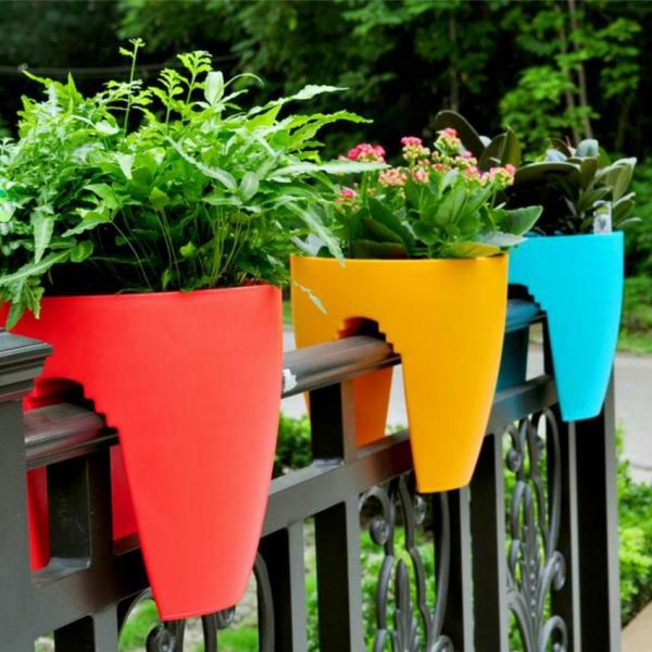 Buy railing - grill hanging planters online from plantsguru